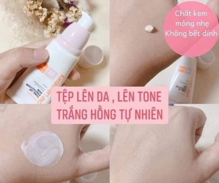 Kem chống nắng cnp Laboratory hồng 50ml - Hải Yến Cosmetic